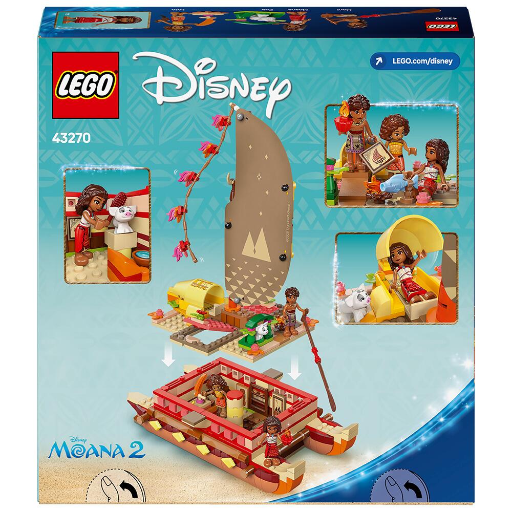 LEGO Disney Moana’s Adventure Canoe Set 43270