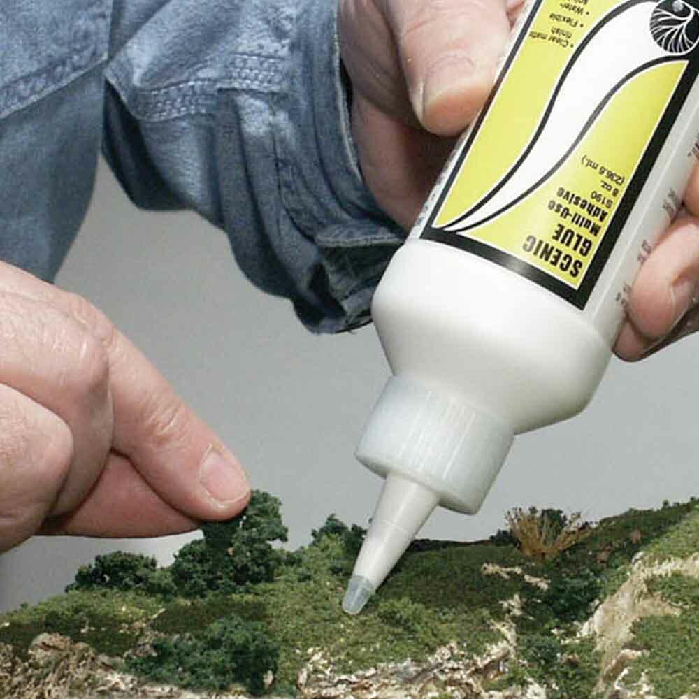 Woodland Scenics Model Making Scenic Glue 236ml for Model Railway and ...