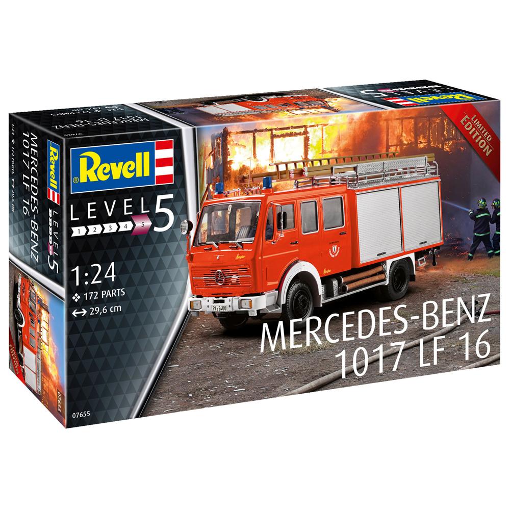 Revell Limited Edition Mercedes-Benz 1017 LF 16 Fire Truck Model Kit ...