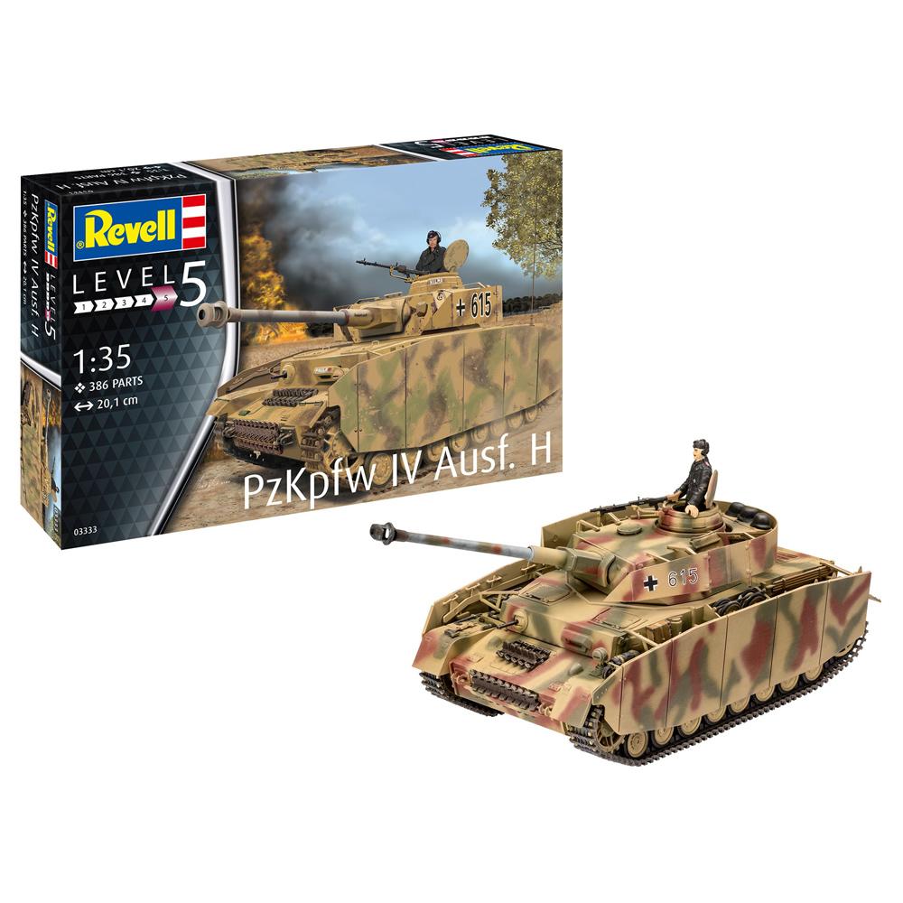 Revell Panzerkampfwagen (PzKpfw) IV Ausf. H Tank Model Kit (Scale 1:35)