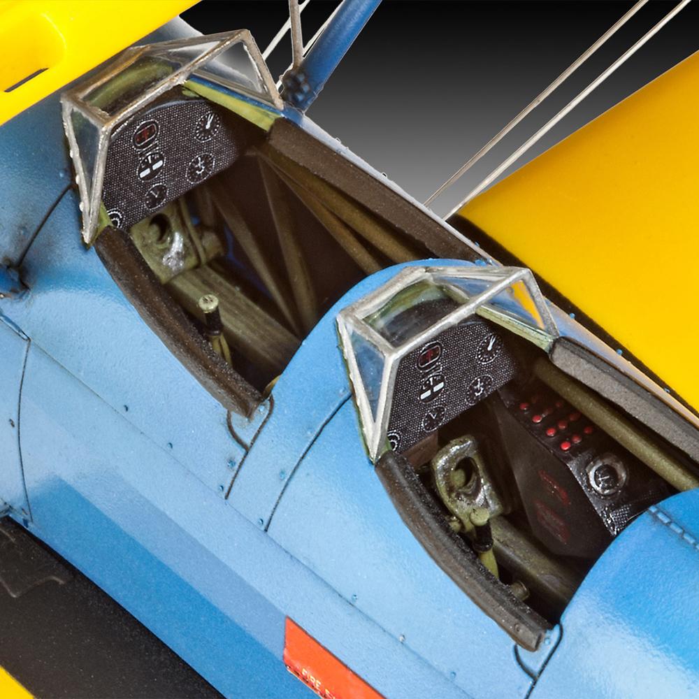 Revell Stearman PT-17 Kaydet Aircraft Model Kit (Level 4) (Scale 1:48)