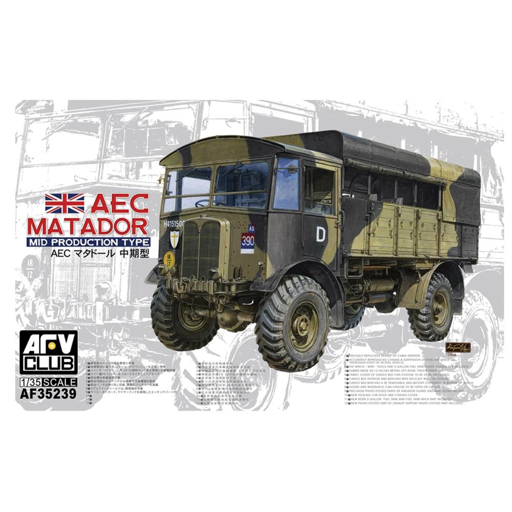 AFV Club AEC Matador Mid Production Type Model Kit (Scale 1:35)