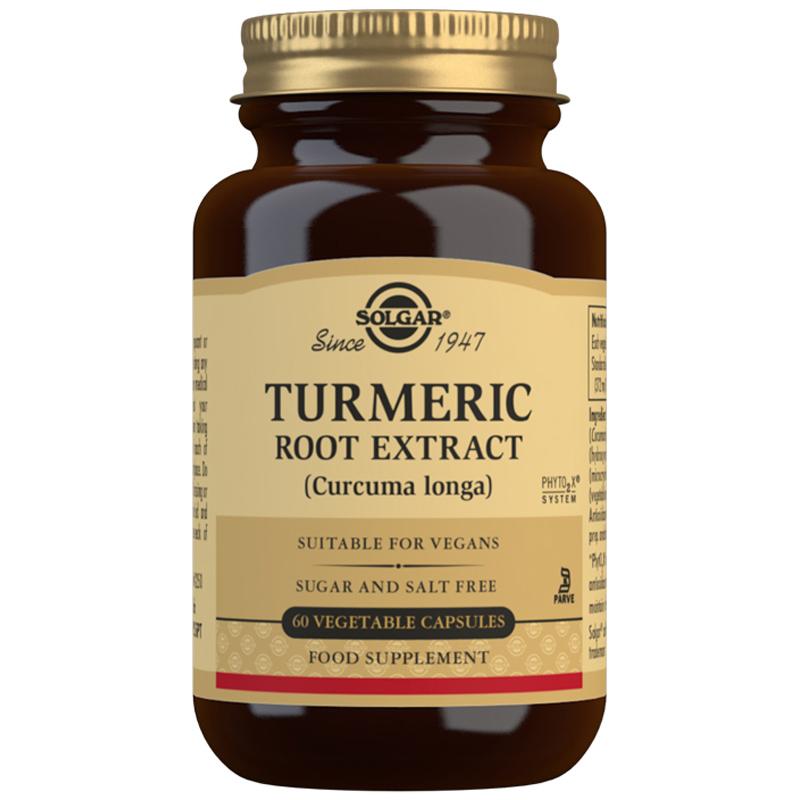Solgar Turmeric Root Extract 60 Vegetable Capsules