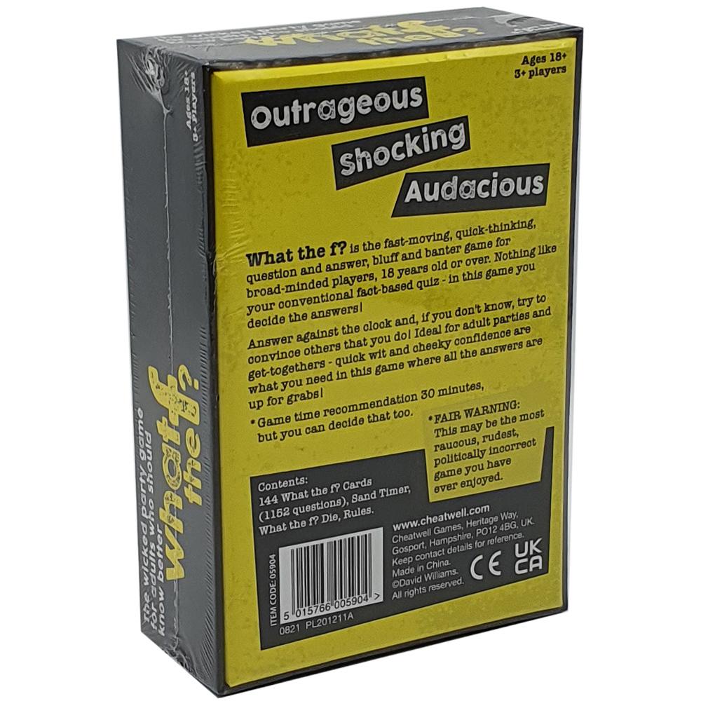 Cheatwell What The F Card Game