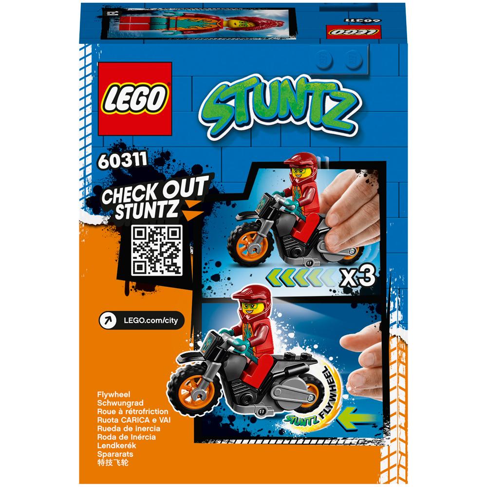 LEGO City Fire Stunt Bike Building Set with Freya Minifigure for Ages 5+