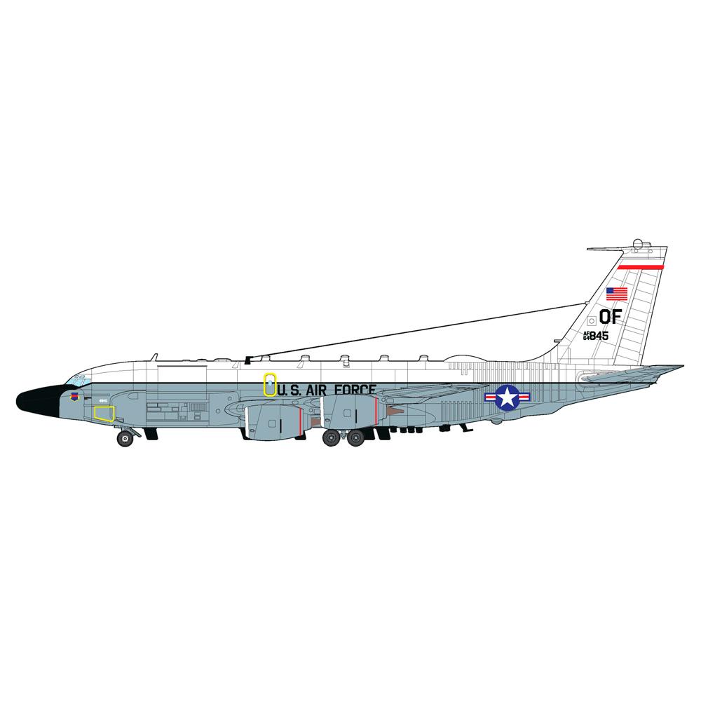 Roden Boeing RC 135V Rivet Joint USAF Military Aircraft Model Kit Scale ...