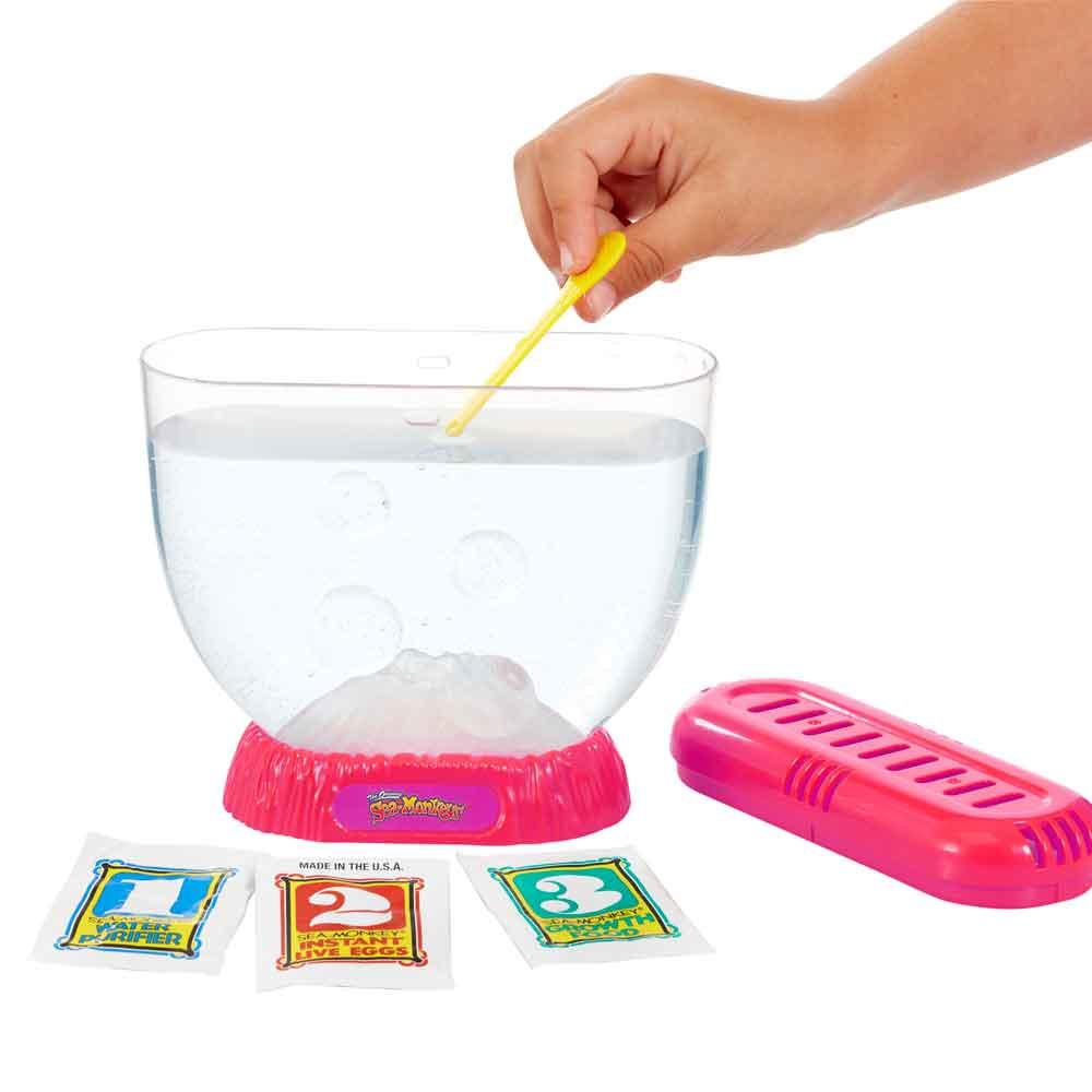 The Original Sea Monkeys Ocean Volcano Zoo Tank in PINK