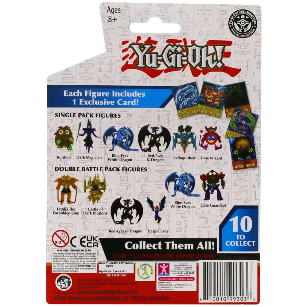 Yu Gi Oh Dark Magician Articulated Figure with Miniature Card for Ages 8+