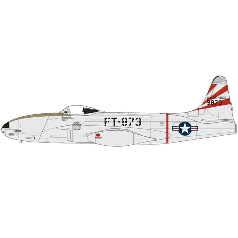 Airfix F80C Shooting Star Military Aircraft Vintage Classic Model Kit Scale 1:72