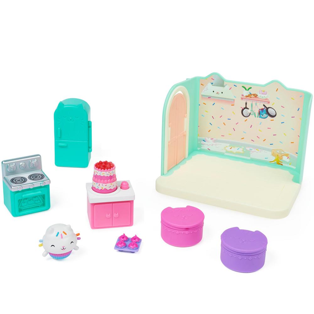 Gabby's Dollhouse Bakey with Cakey Cat Kitchen Playset with Figure Ages 3+