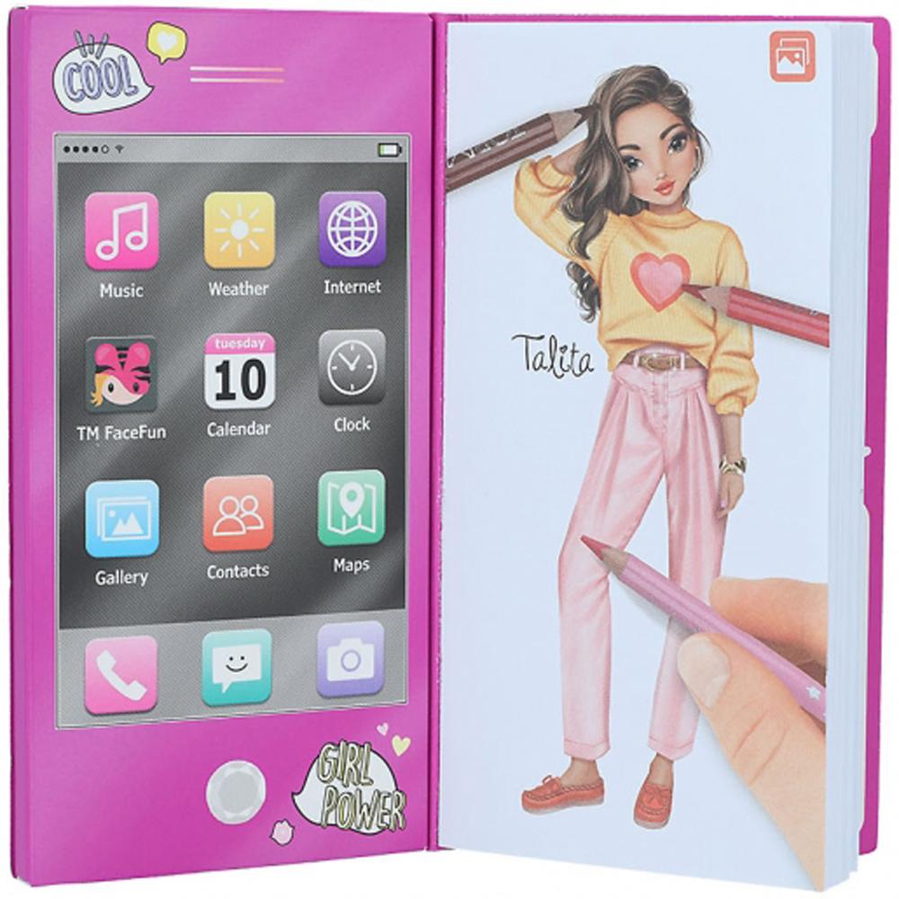 Depesche TOPModel Mini Colouring Book with Sound 80 Pages CANDY