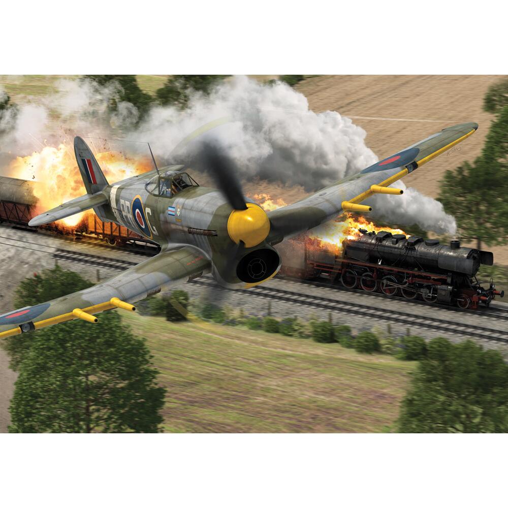 Airfix Hawker Typhoon Mk Ib Military Aircraft Jigsaw Puzzle 1000 Piece