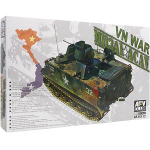 AFV Club M13A1 ACAV Vietnam War Military Vehicle Model Kit Scale 1:35