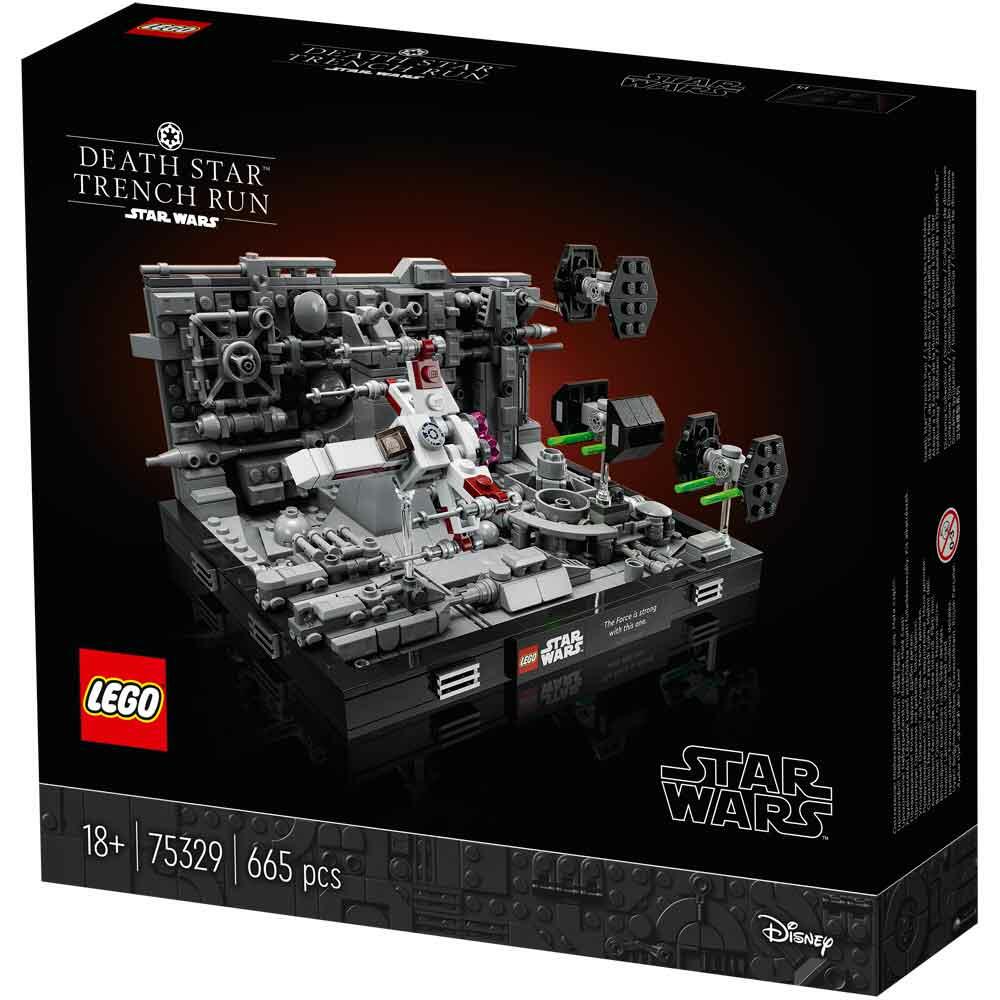 LEGO Star Wars Death Star Trench Run Diorama Building Set for Ages 18+