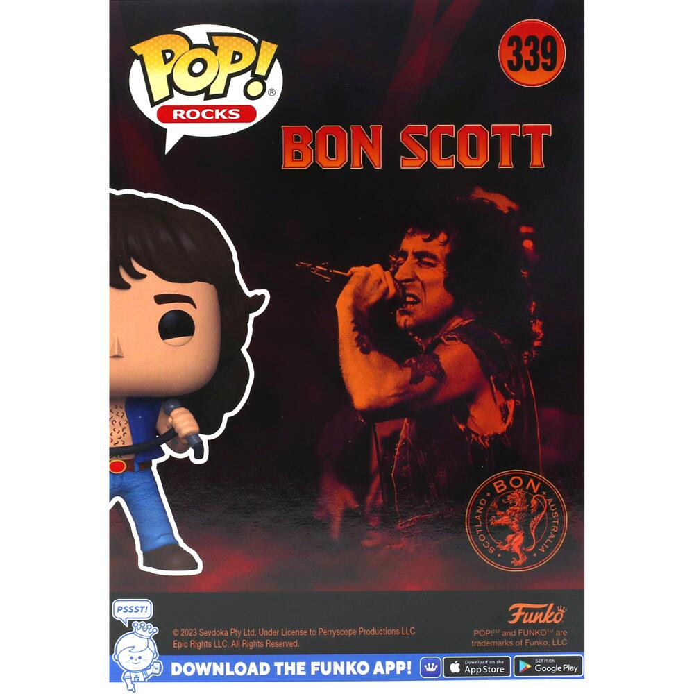 Funko POP! Rocks AC/DC Bon Scott Vinyl Figure 339