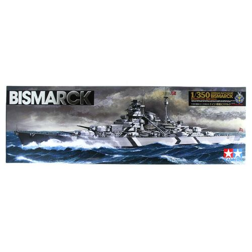 Tamiya German Battleship Bismarck Plastic Model Kit 78013 Scale 1/350