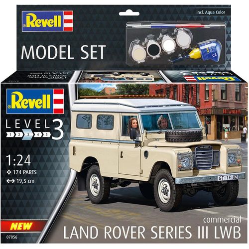 Revell Land Rover Series III LWB Model Set Scale 1/24