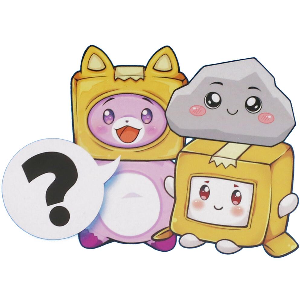 LankyBox Figures 6 Pack with 3 Mystery Characters Collectable Toy for ...