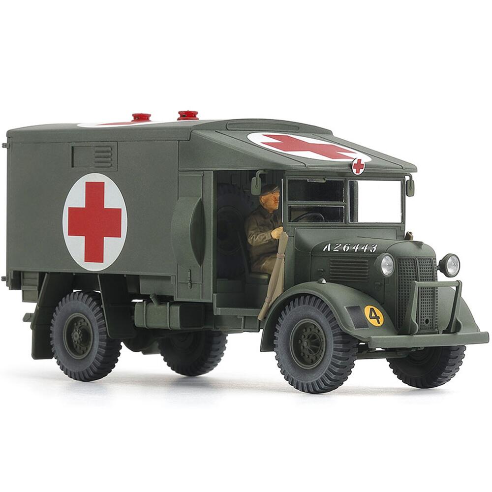 Tamiya British 2-Ton 4x2 Ambulance Military Model Kit Scale 1:48