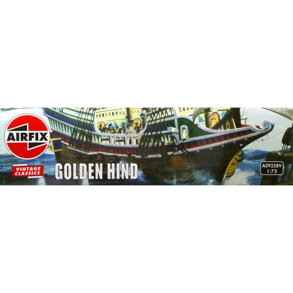 Airfix Vintage Classics Golden Hind Ship Model Kit Scale 1/72