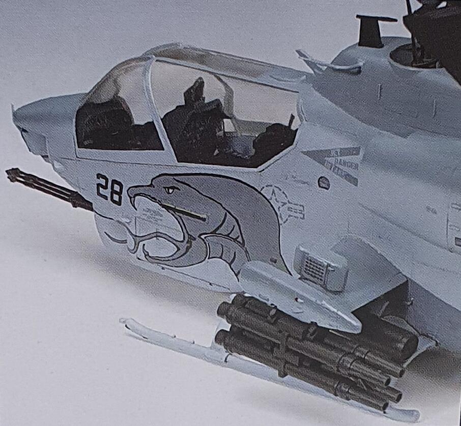 Academy USMC AH-1W "NTS Update" Helicopter Plastic Model Kit Scale 1/35