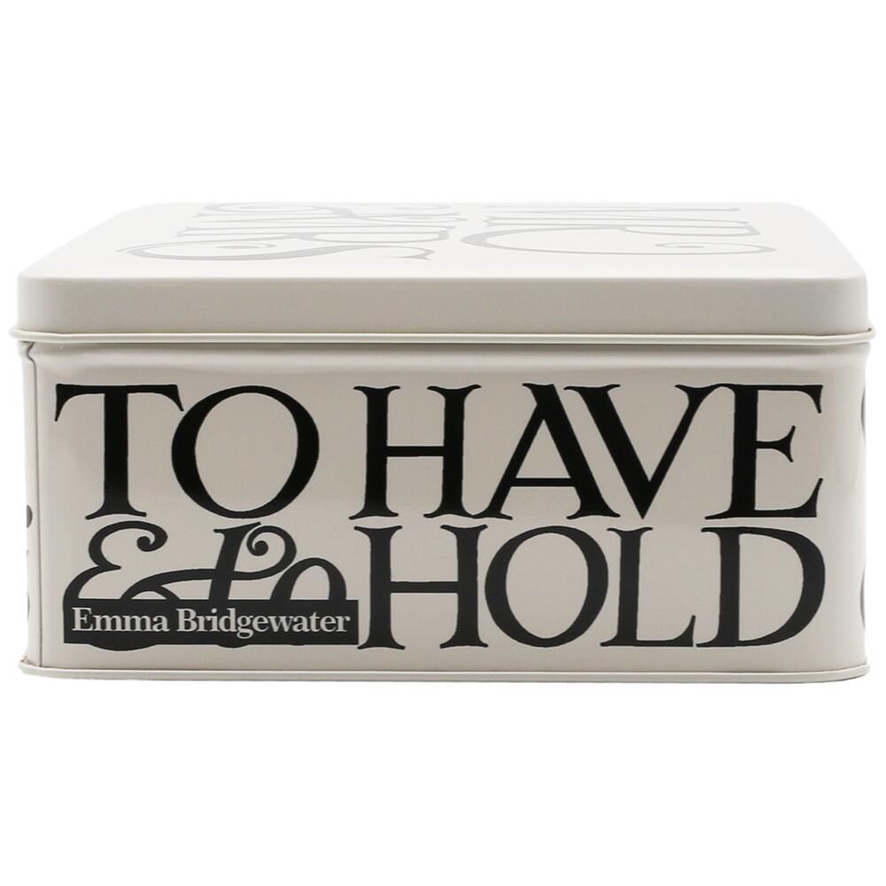 Emma Bridgewater Black Toast Mr & Mrs Storage Tin Deep Rectangular