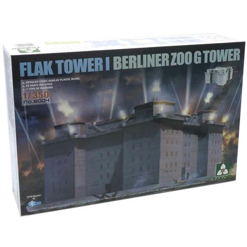 Takom Flak Tower I Berliner Zoo G Building Model Kit Scale 1/350