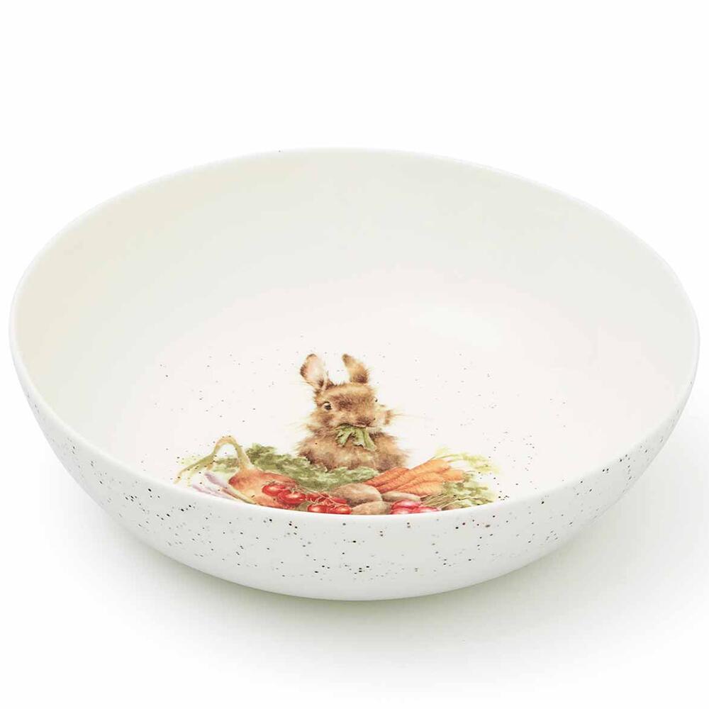 Wrendale Designs Fine Bone China Rabbit Salad Bowl from Royal Worcester