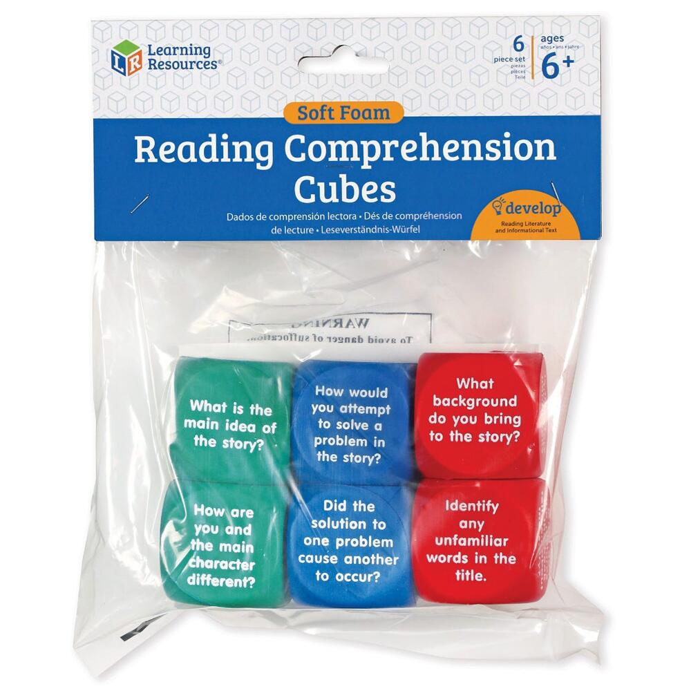 Learning Resources Soft Foam Reading Comprehension Cubes
