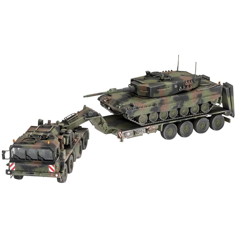 Revell SLT 50-3 Elefant Leopard 2A4 Transporter & Tank Model Kit 03311 ...