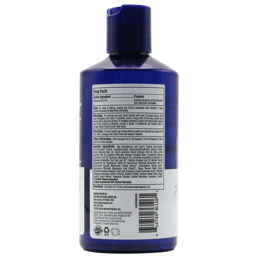 Avalon Organics Anti-Dandruff Shampoo 414ml