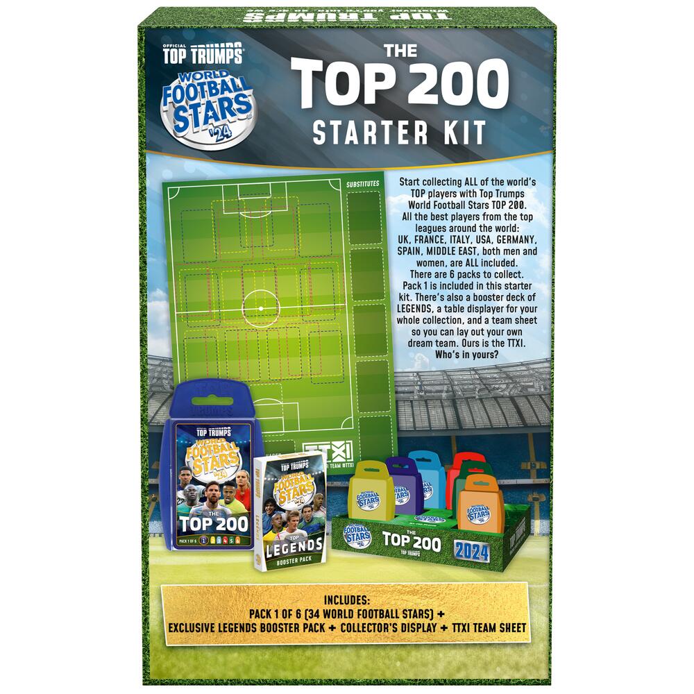 Top Trumps World Football Stars Top 200 Starter Kit