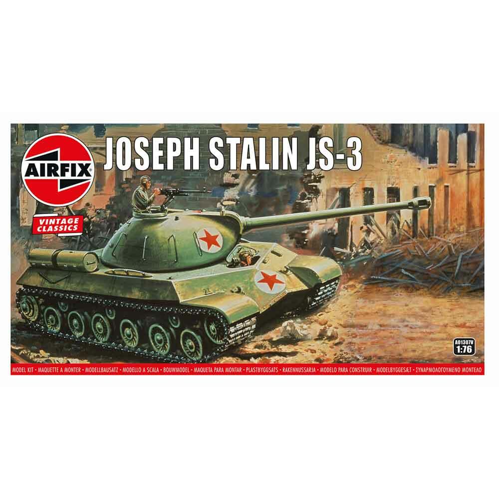 Airfix Vintage Classics Joseph Stalin JS-3 Tank Model Kit Scale 1:76