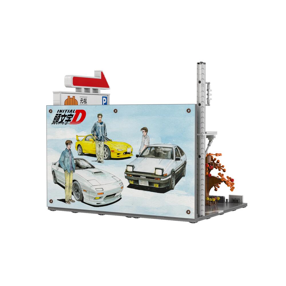 CaDA Initial D Nakasendo Car Park Building Construction Toy