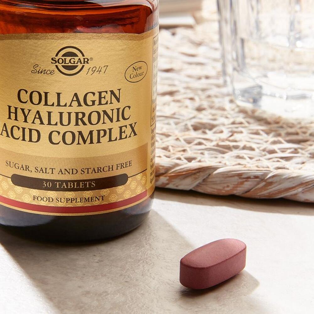 Solgar Collagen Hyaluronic Acid Complex 30 TABLETS