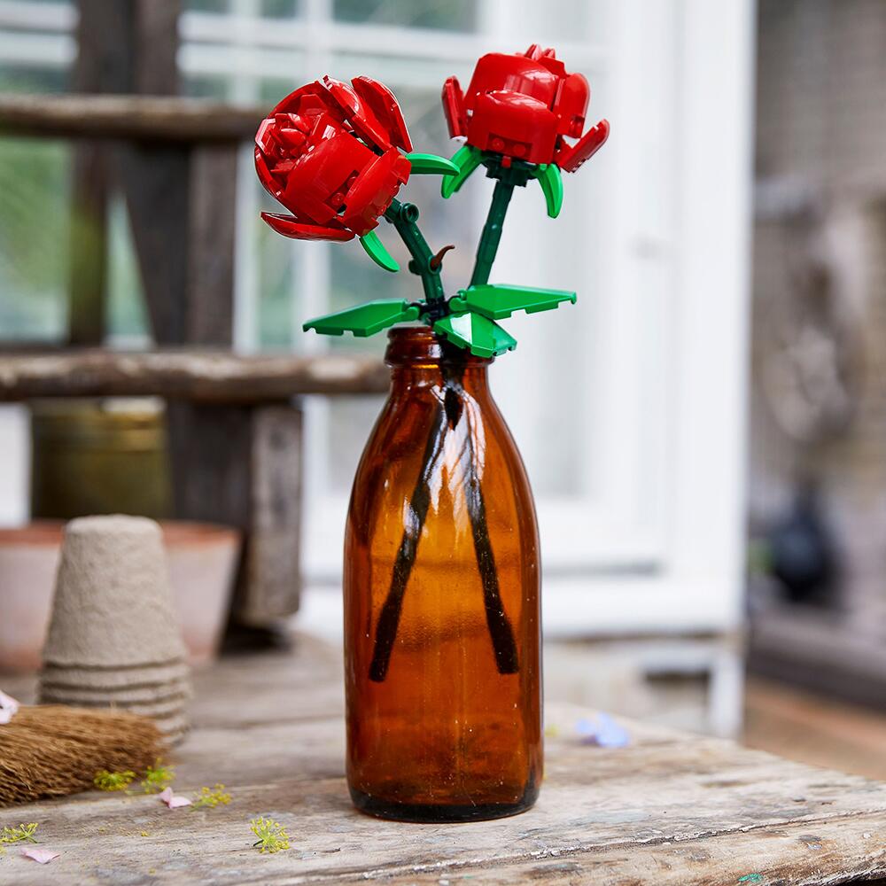 LEGO Icons Roses Flowers Building Set