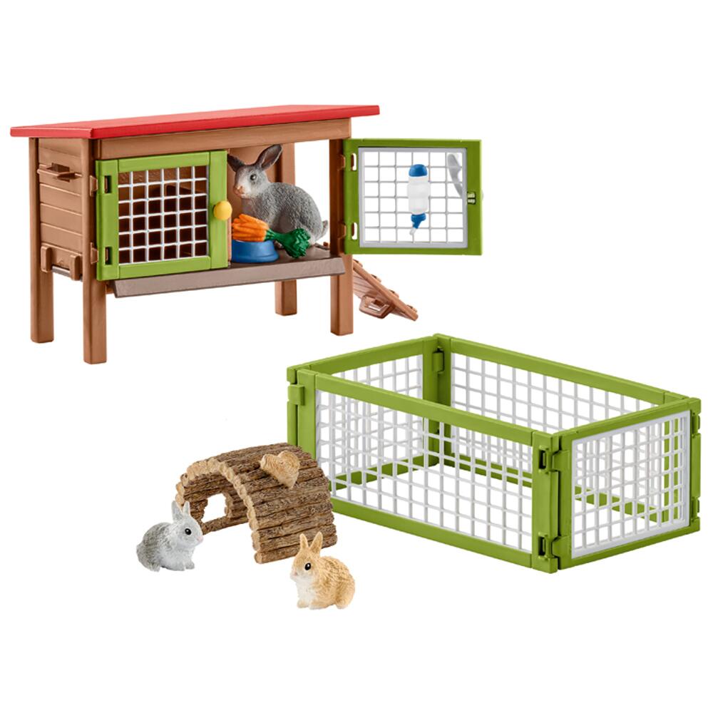 Schleich Farm World Rabbit Hutch