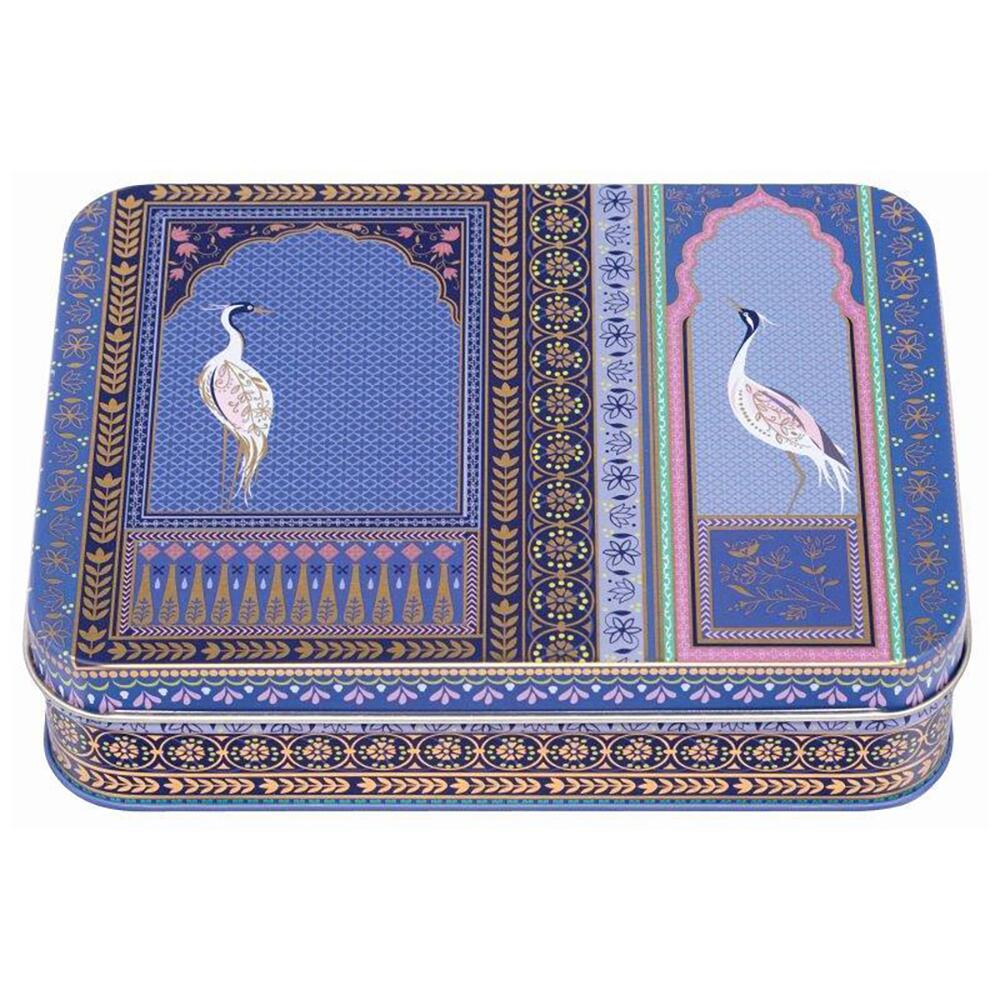 Sara Miller India Small Rectangular Storage Tin
