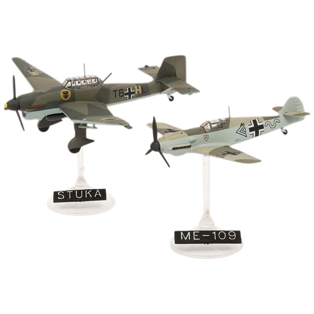 Revell Messerschmitt Bf109E & Ju87B Stuka Military Aircraft Model SET ...