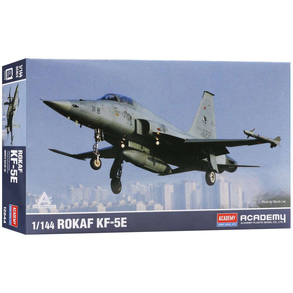Academy ROKAF KF-5E Fighter Aircraft Military Model Kit Scale 1:144