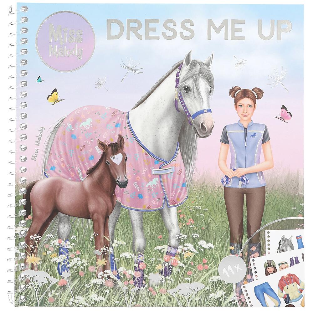 Depesche Miss Melody Dress Me Up Sticker Book