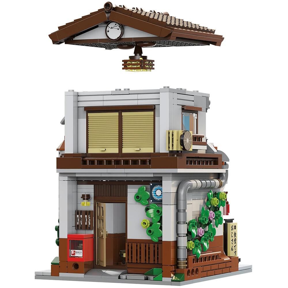 CaDA Japanese Style Canteen Building Brick Construction Set C66014W 861 ...