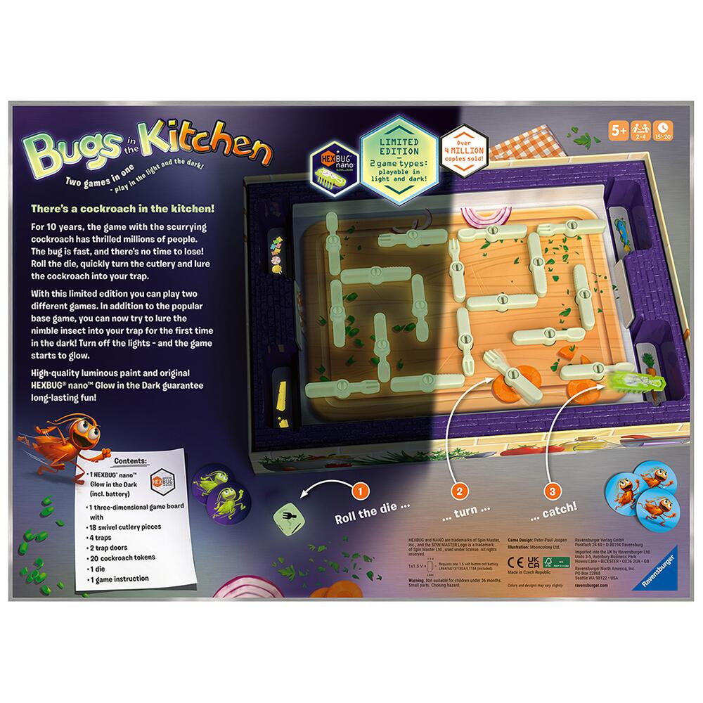 Ravensburger Bugs In The Kitchen Catch the Hexbug Game