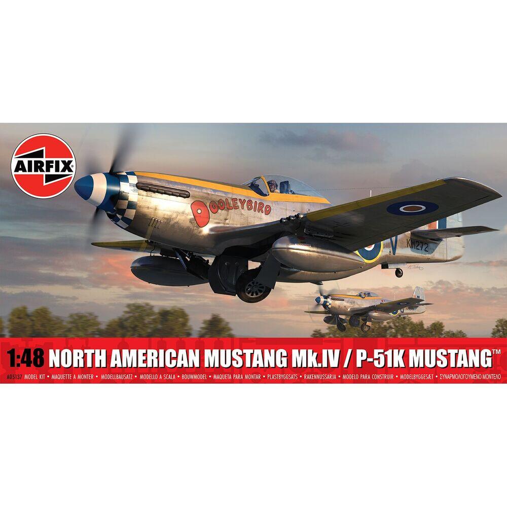 Airfix North American Mustang Mk.IV/P-51K Mustang Scale 1:48