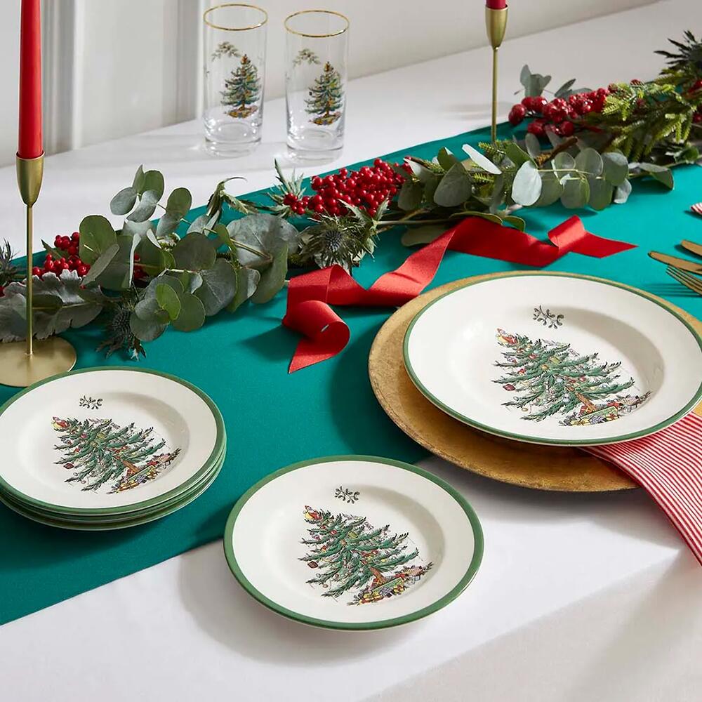 Spode Christmas Tree Side Plates Set of 4