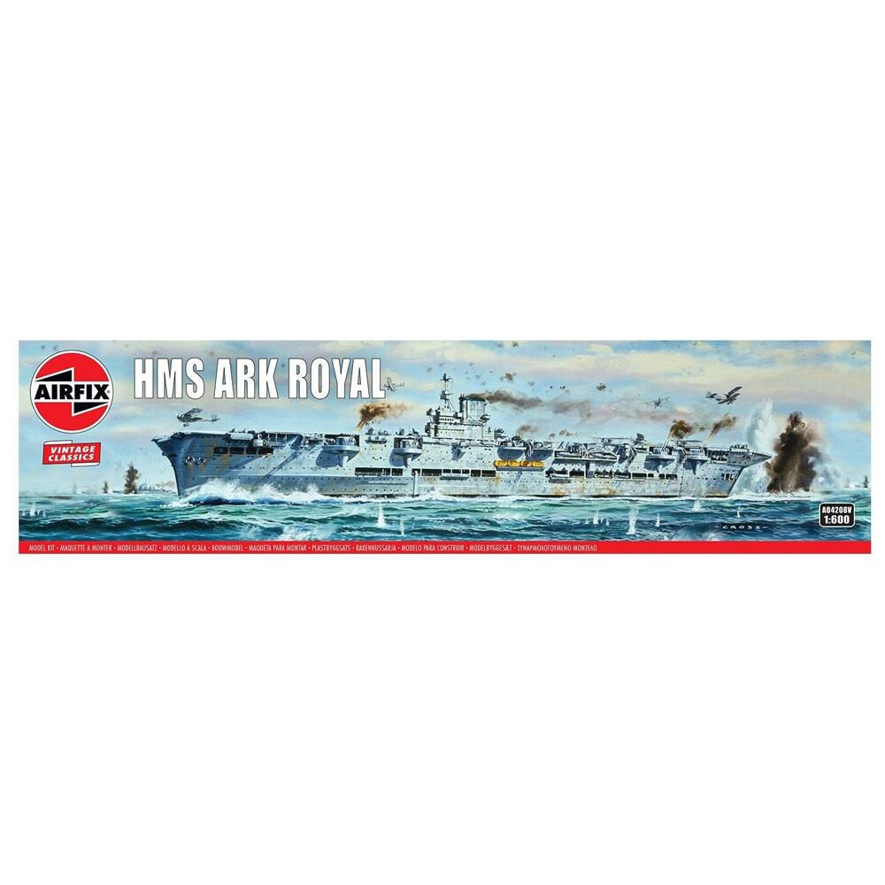 Airfix Vintage Classics HMS Ark Royal Ship Model Kit Scale 1600