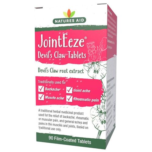 Natures Aid JointEeze Devils Claw Root Extract - 90 Film Coated Tablets