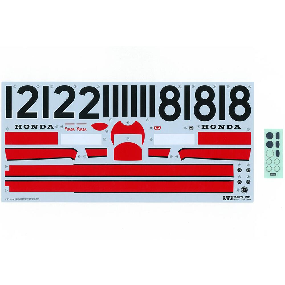 Tamiya Honda RA273 Grand Prix Car Model Kit 1/12 Big Scale 12032