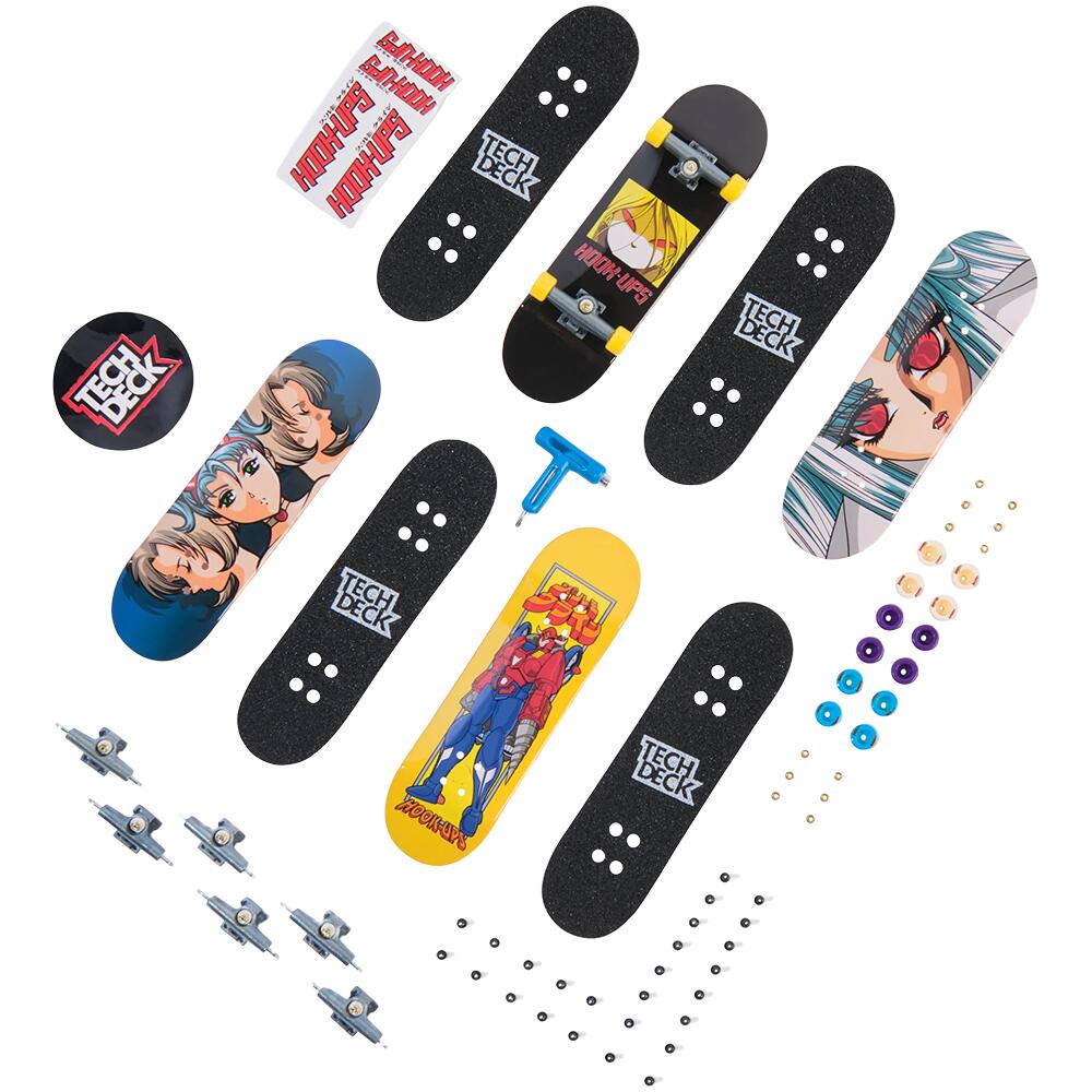 Tech Deck Fingerboard 4 Pack Hookups