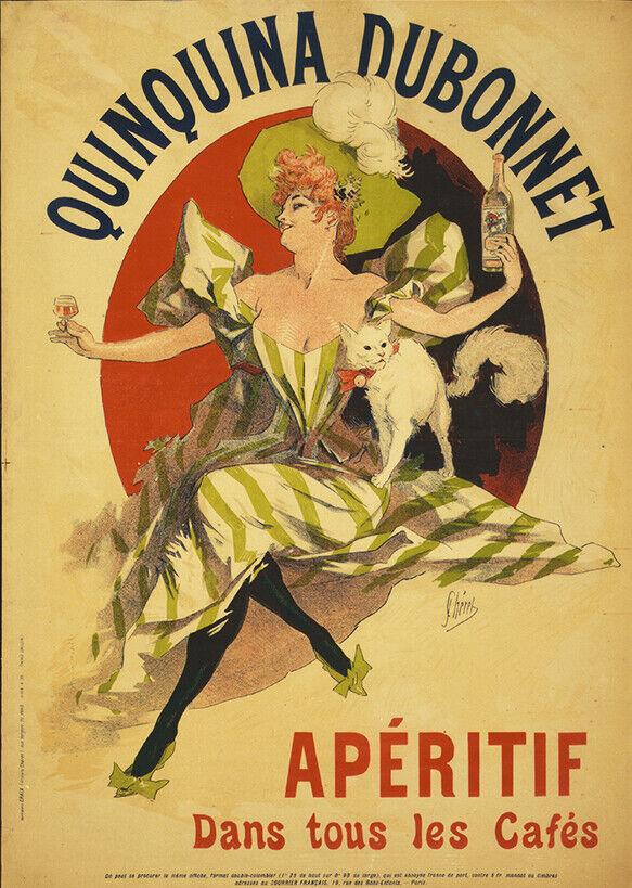 Vintage French Advertising Retro drinking Aperitif poster wall art poster